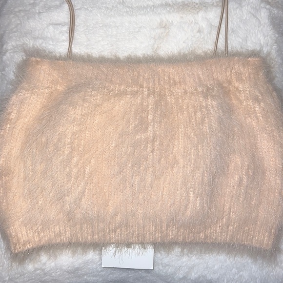 Tops | Zara Fluffy Top | Poshmark
